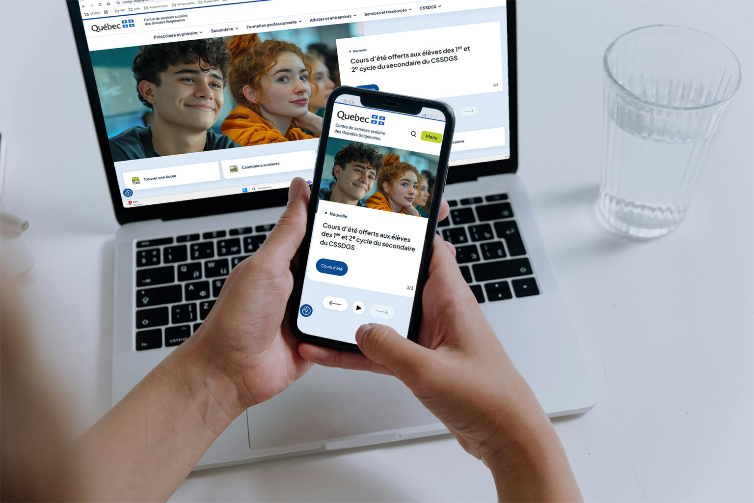 Page d'accueil - Centre de services scolaire des Grandes‑Seigneuries