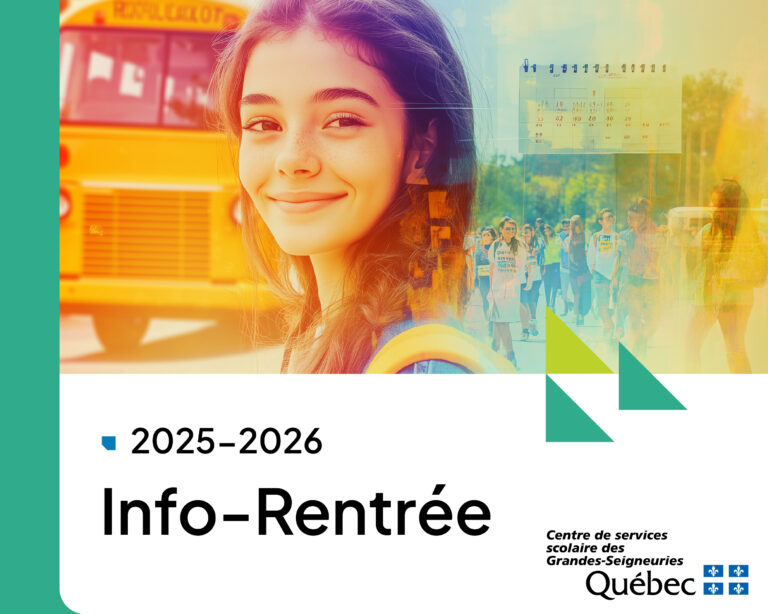 Actualités - Centre de services scolaire des Grandes‑Seigneuries